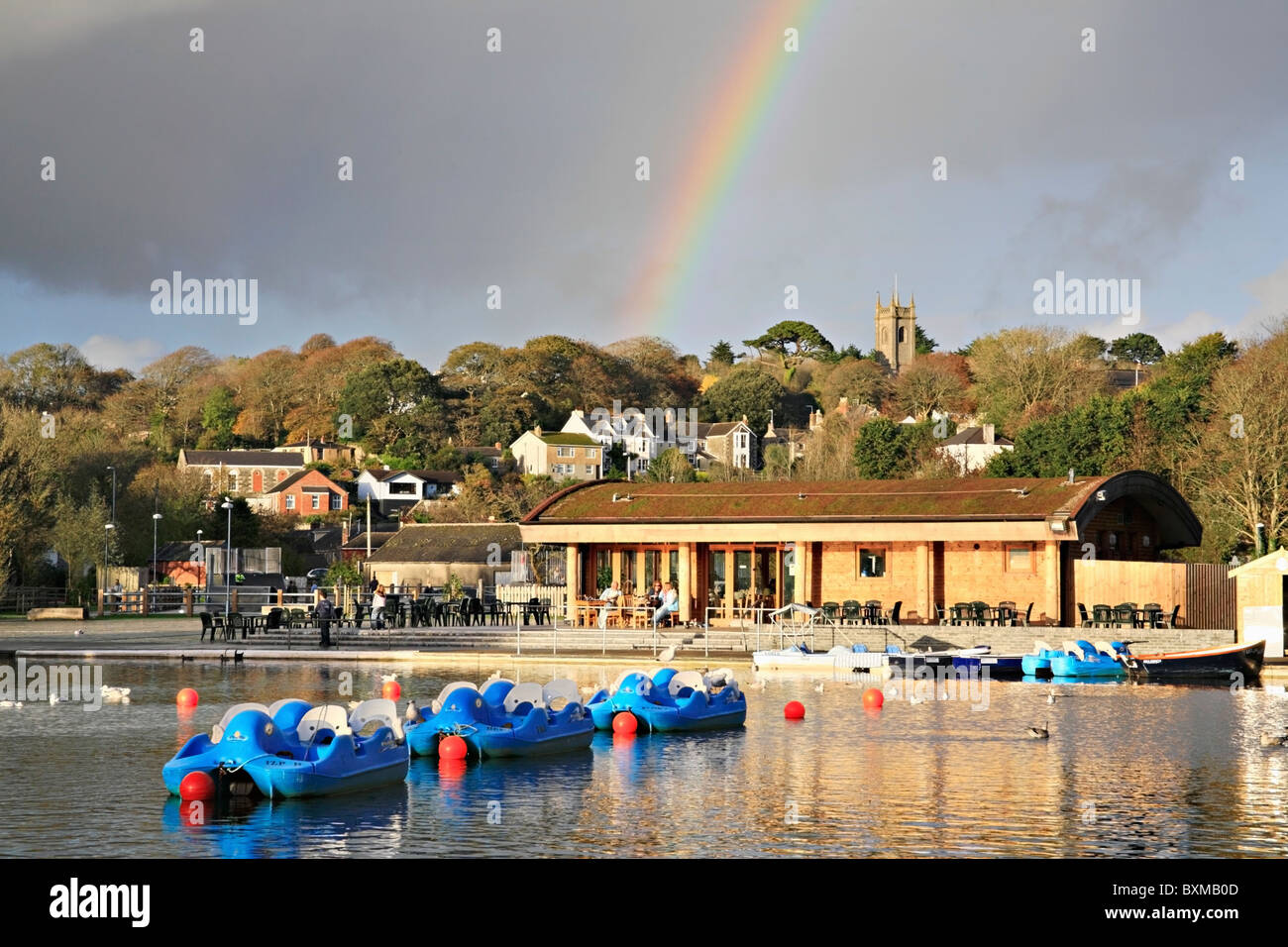 Helston boating lake hi-res stock photography and images - Alamy