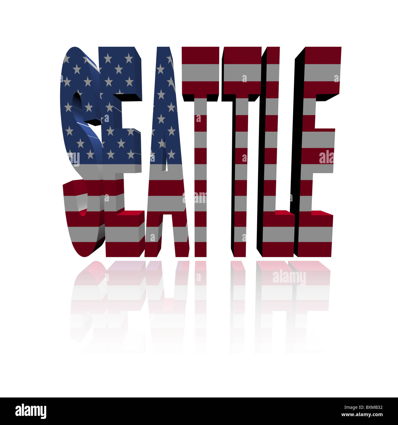 Seattle illustration hi-res stock photography and images - Alamy