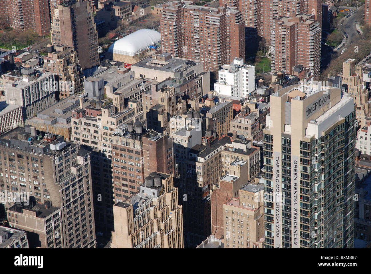 Manhatten from above Stock Photo - Alamy