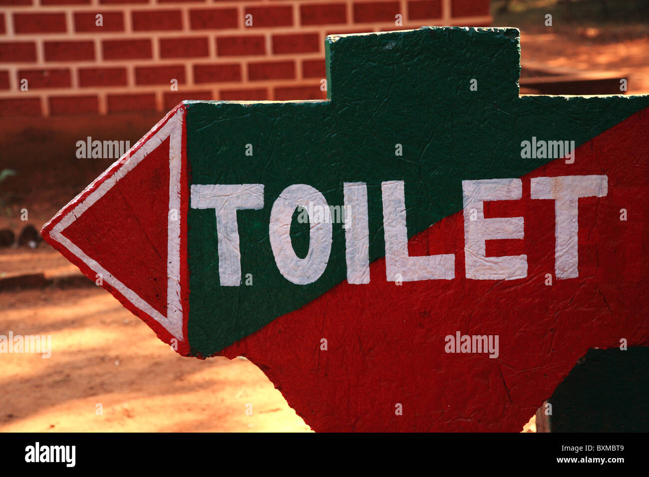 Sign for the toilet in Goa, India Stock Photo - Alamy