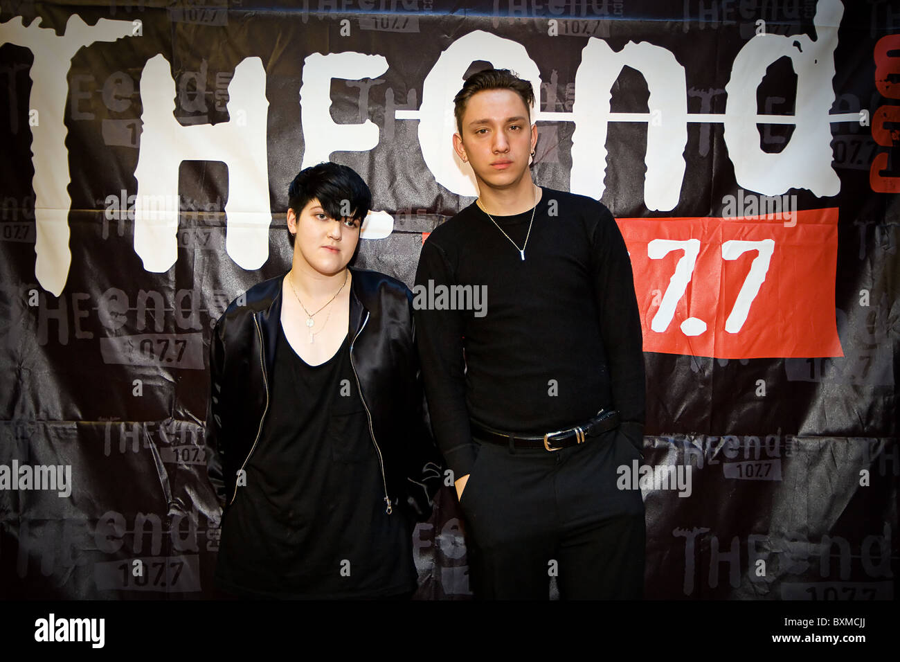 British Rock Band The XX performing live in concert Stock Photo - Alamy