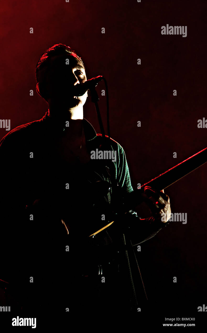 British Rock Band The XX performing live in concert Stock Photo - Alamy