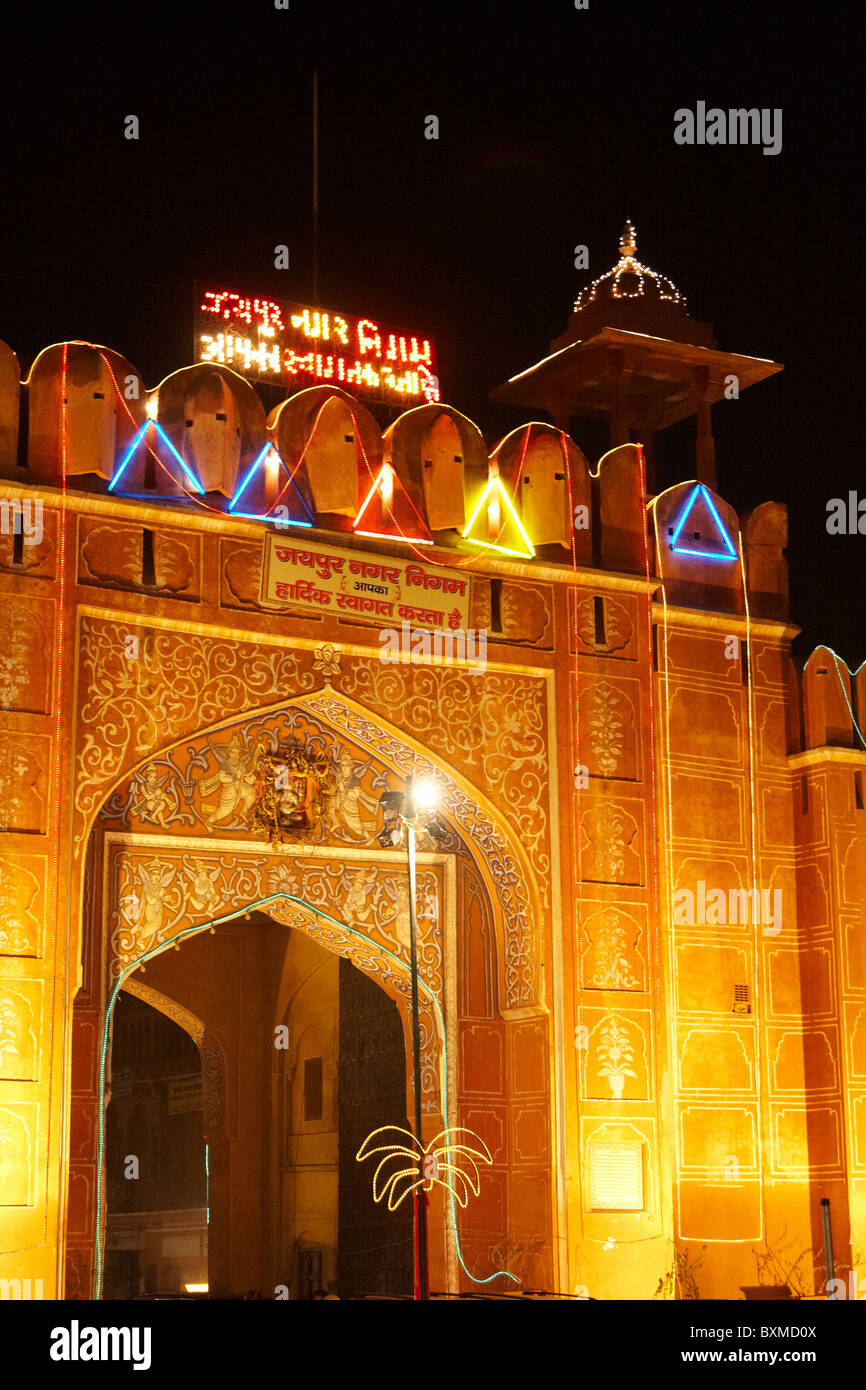 Sanganeri Gate, Jaipur, Rajasthan, India Stock Photo - Alamy