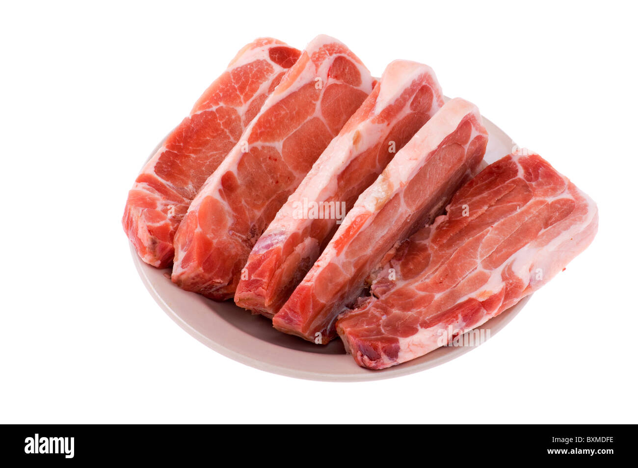 Butcher meat beef leg cow hi-res stock photography and images - Alamy