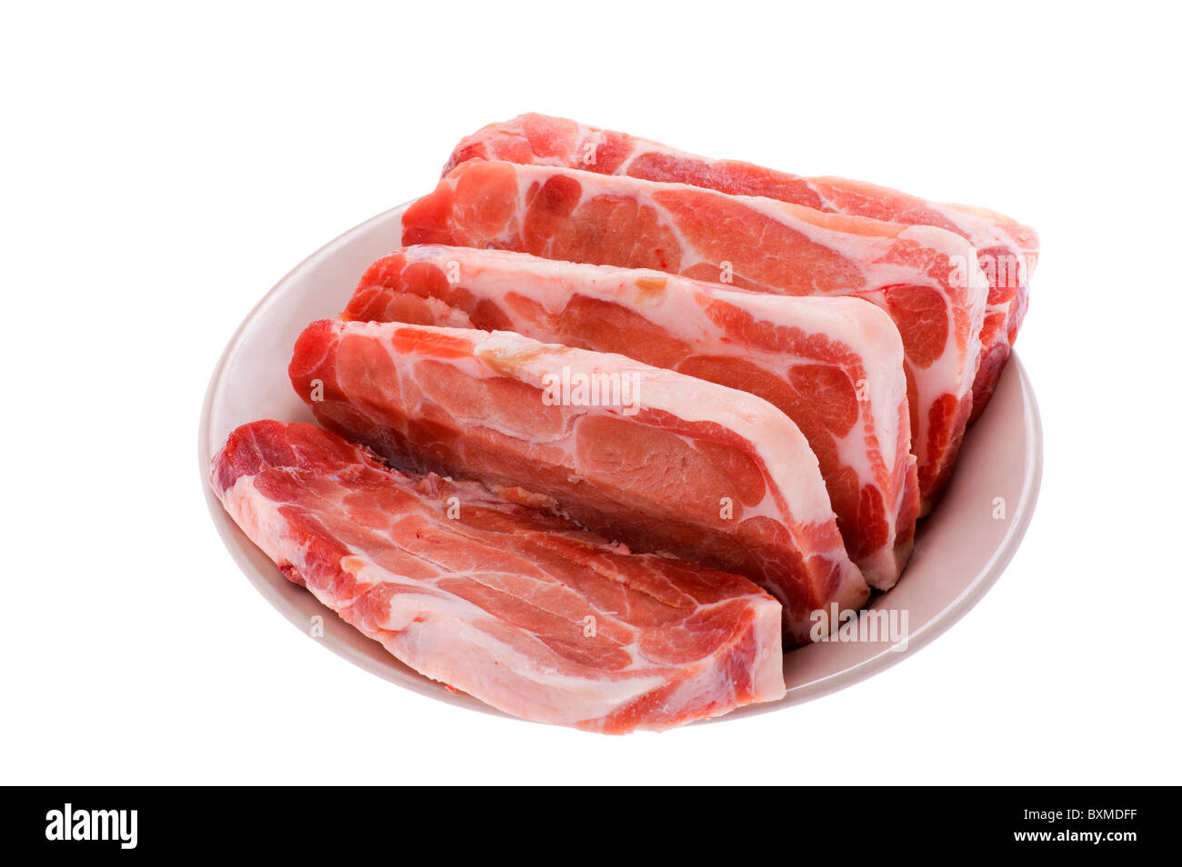 Butcher meat beef leg cow hi-res stock photography and images - Alamy