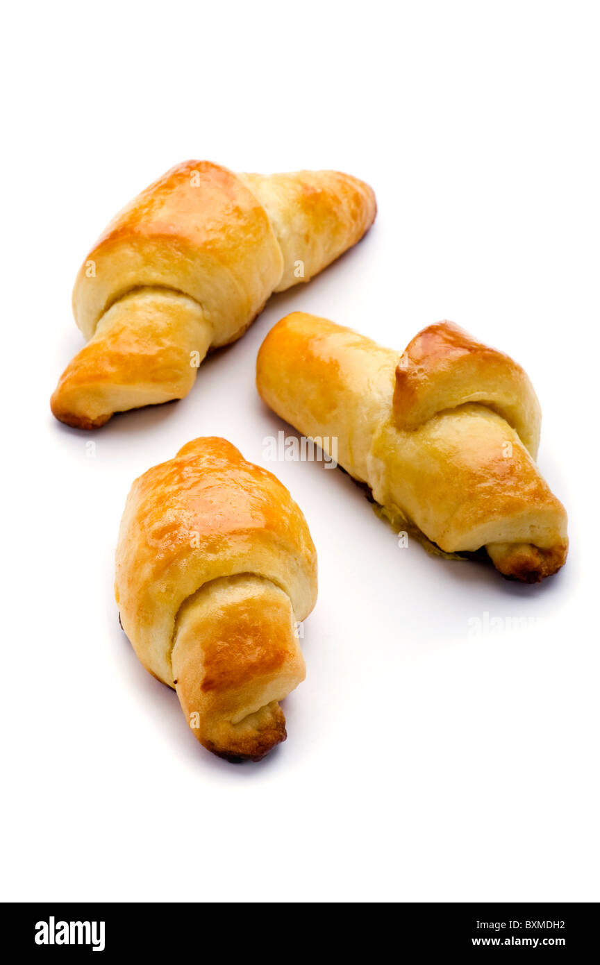 object on white - food bun close up Stock Photo - Alamy