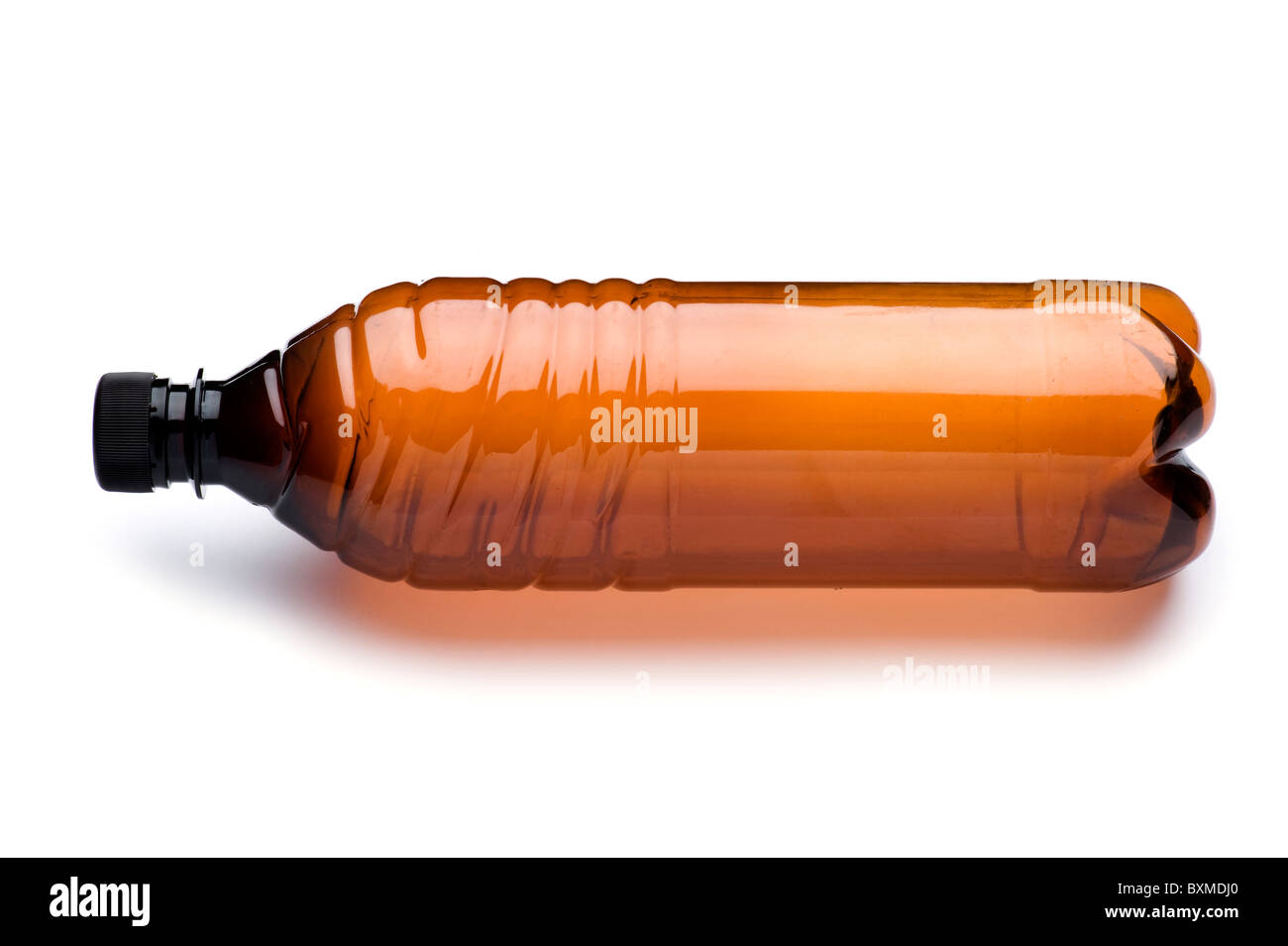 object on white - plastic bottle close up Stock Photo - Alamy
