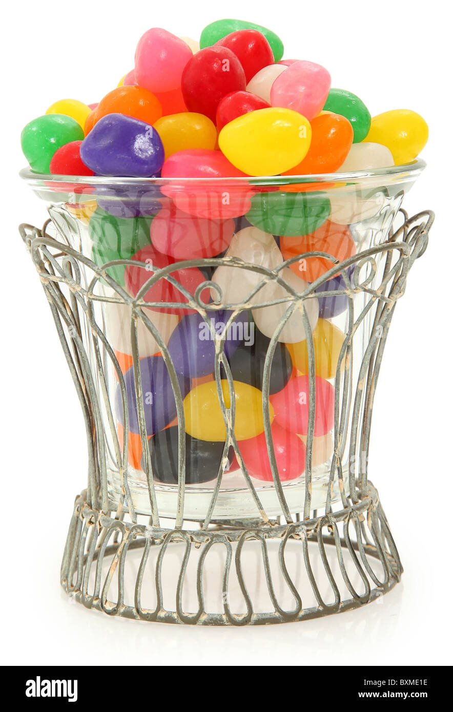 Jelly beans in glass jar hi-res stock photography and images - Alamy