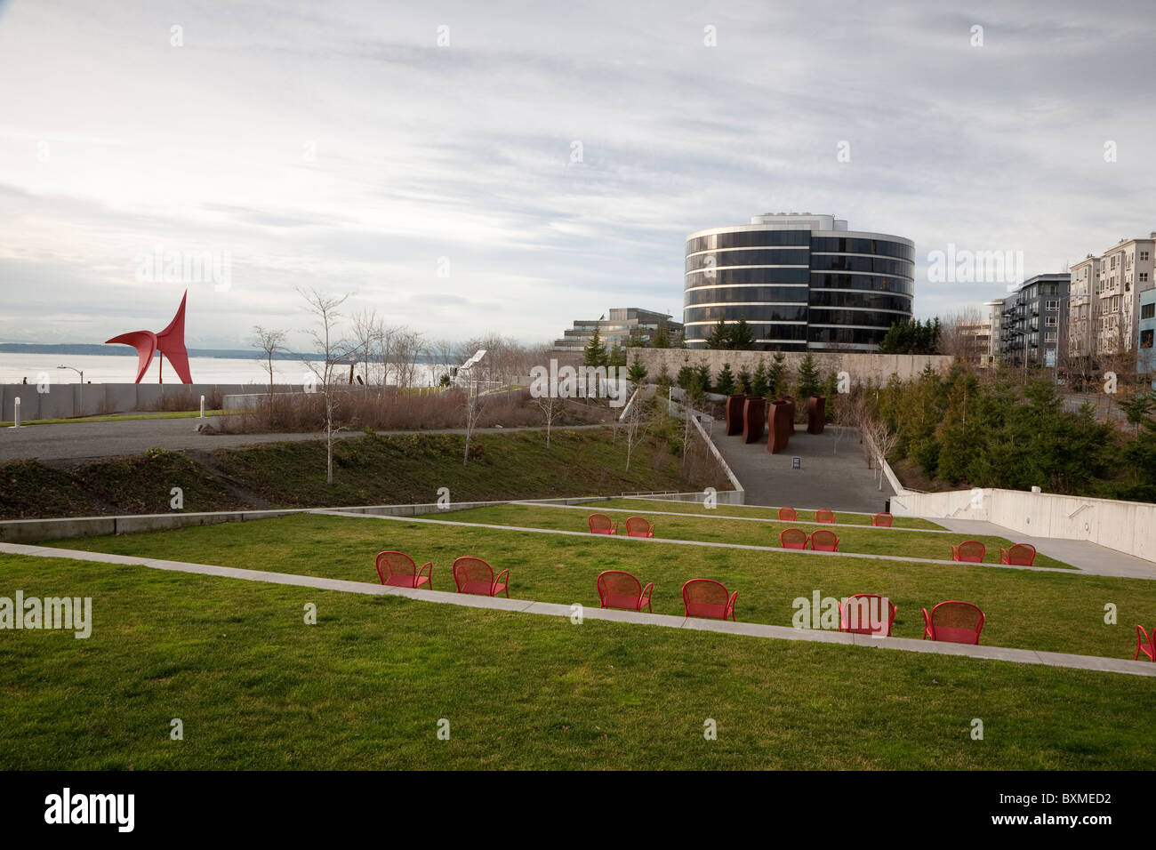 Olympic Sculpture Park - Seattle, Washington Stock Photo - Alamy