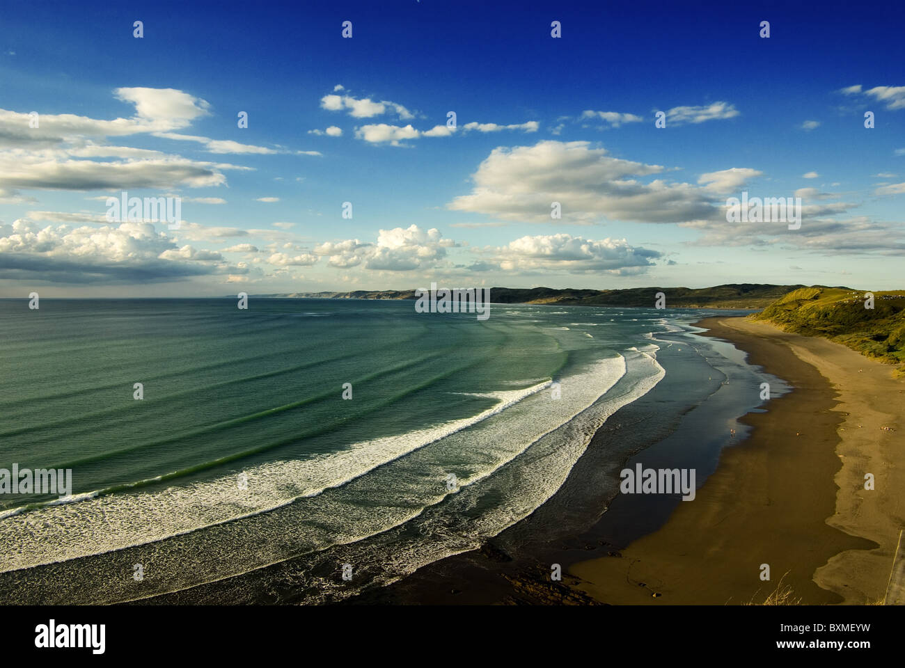 Manu Bay,raglan,new zealand Stock Photo - Alamy