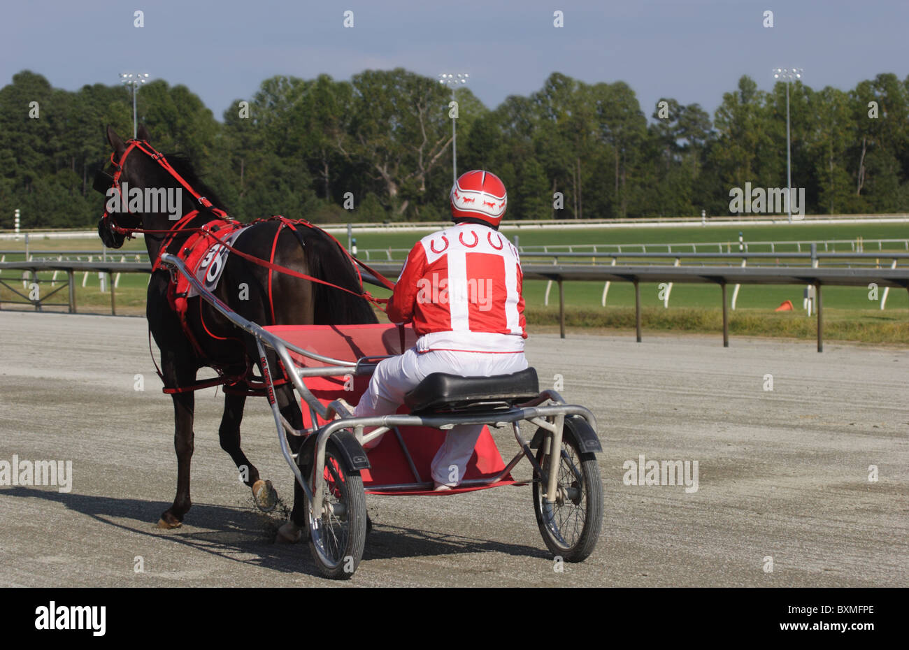 Jockey colonial downs racetrack new hi-res stock photography and images ...