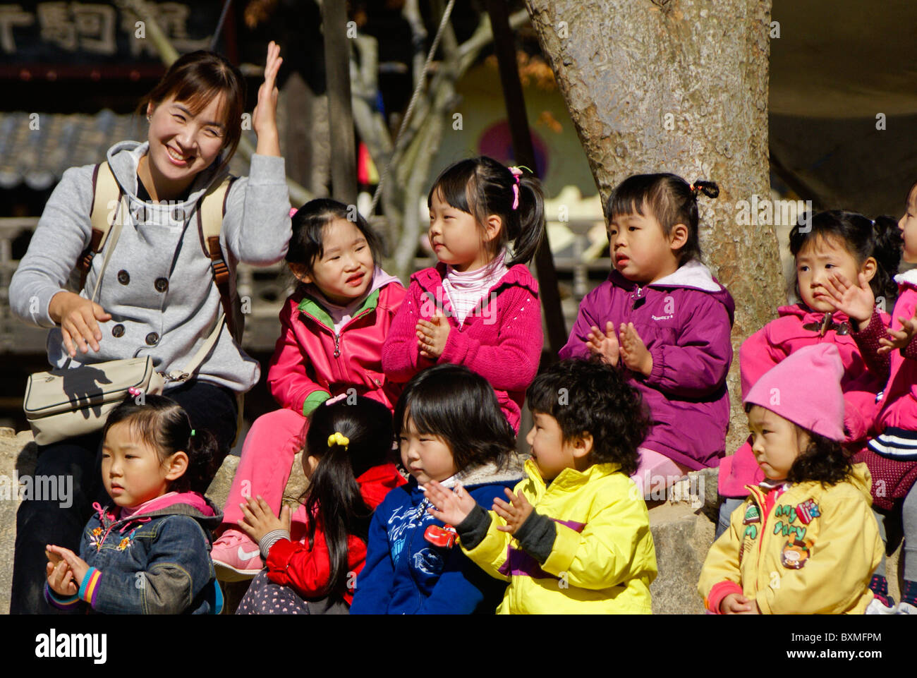 South korean school girl hi-res stock photography and images - Alamy