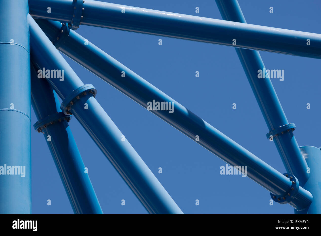 Blue supports hi-res stock photography and images - Alamy