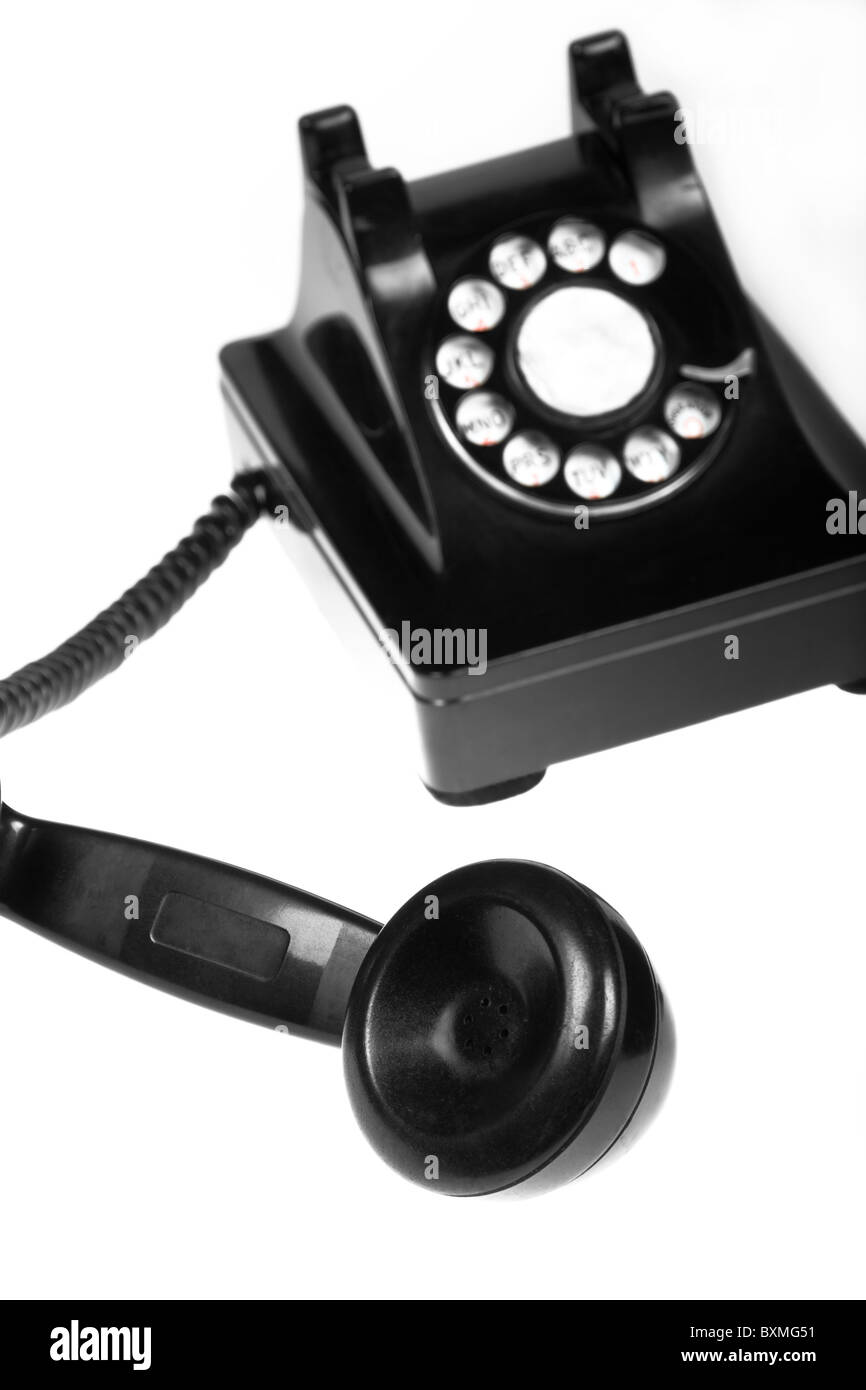 Vintage phone turn dial hi-res stock photography and images - Alamy