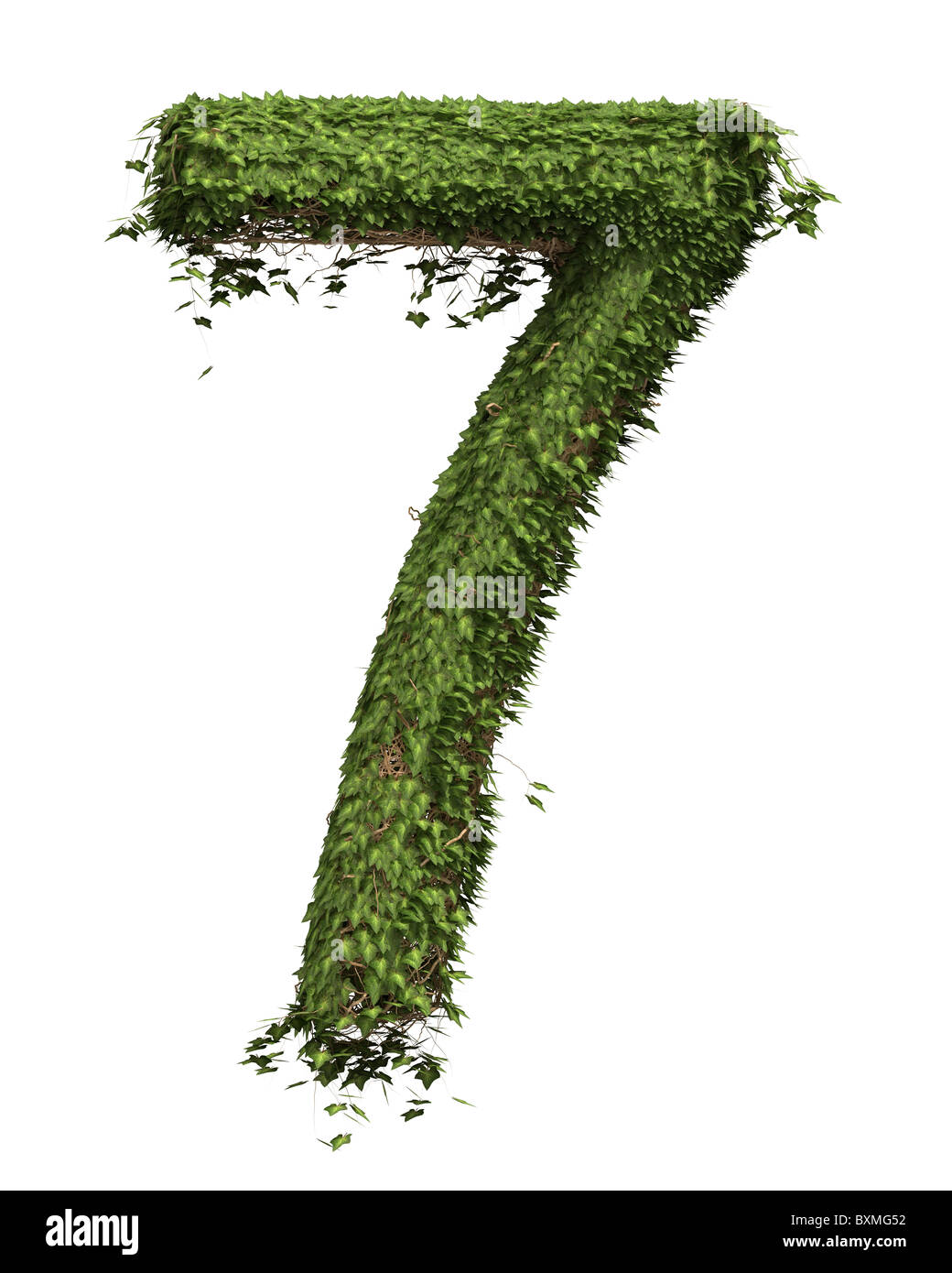 The Number 7 - Ivy Stock Photo - Alamy