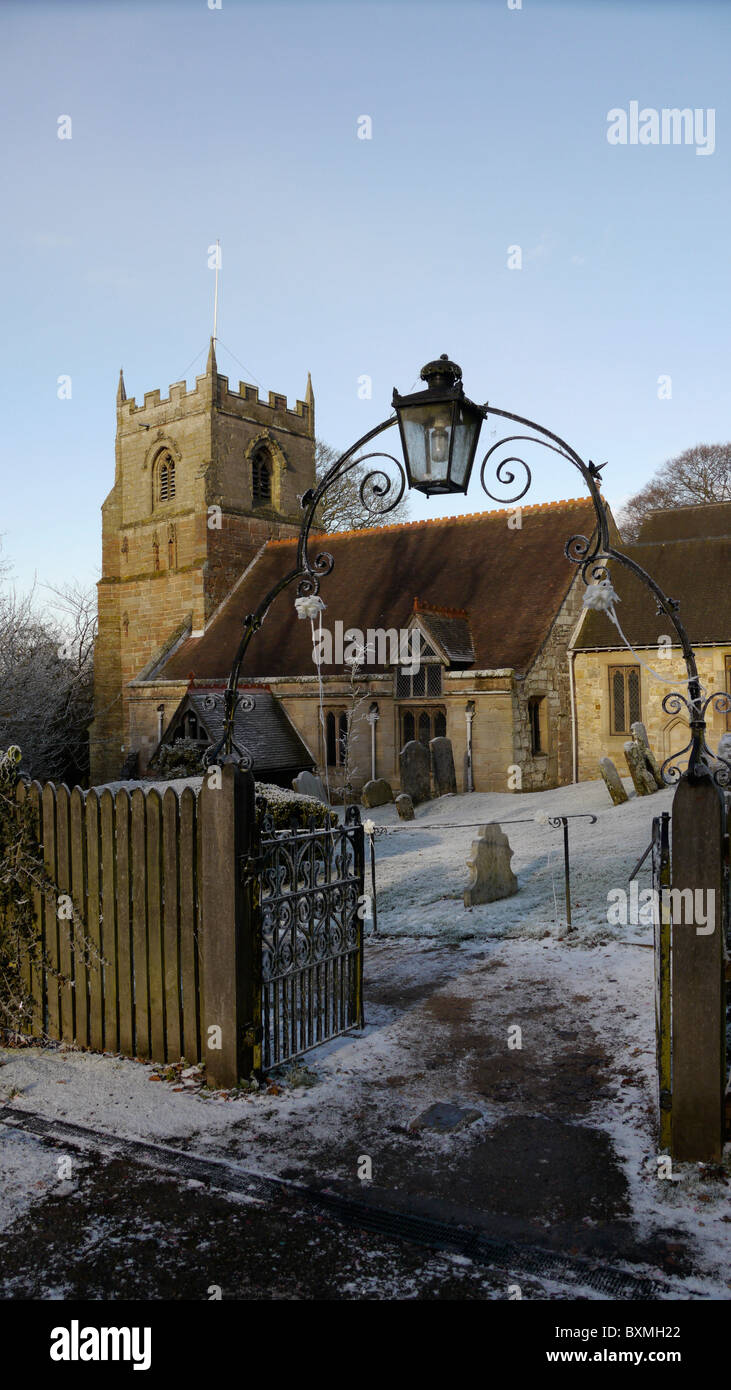 a country village parish church in england - beoley worcestershire ...