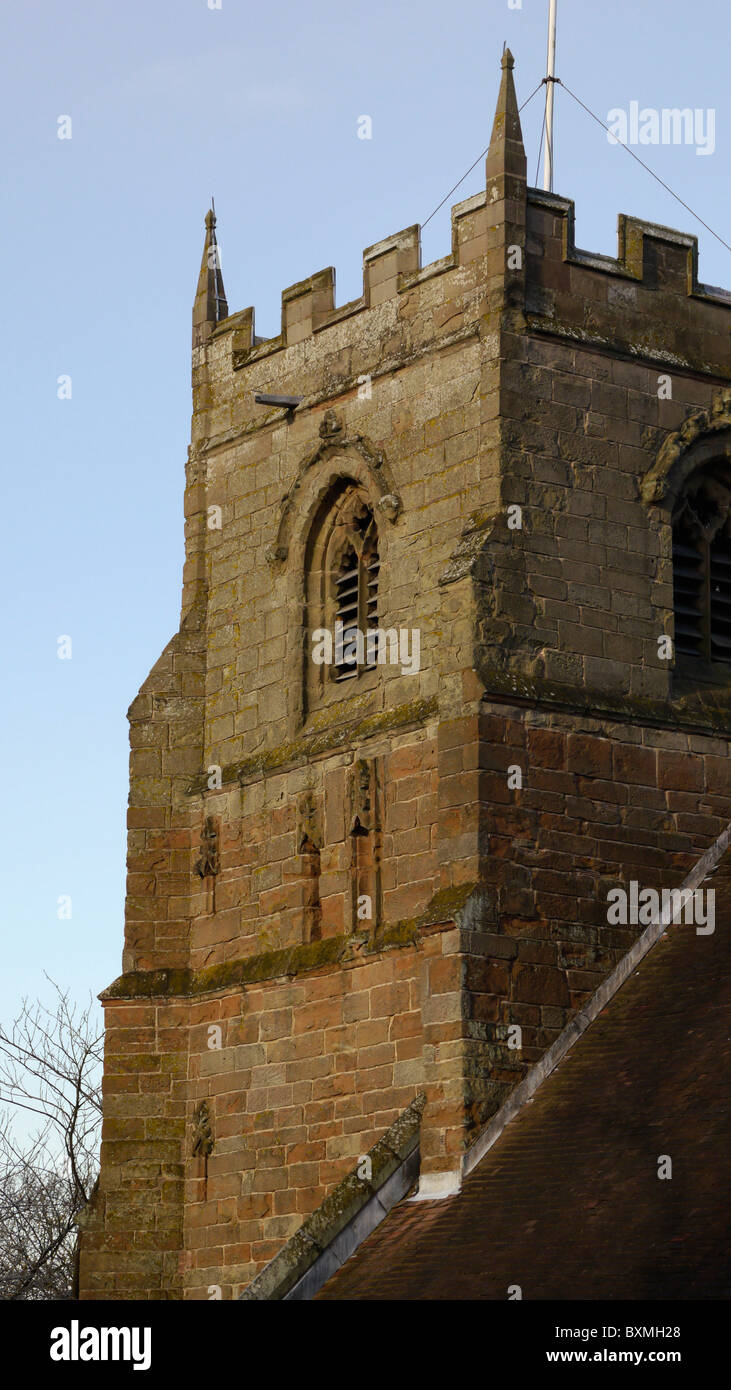 a country village parish church in england - beoley worcestershire ...