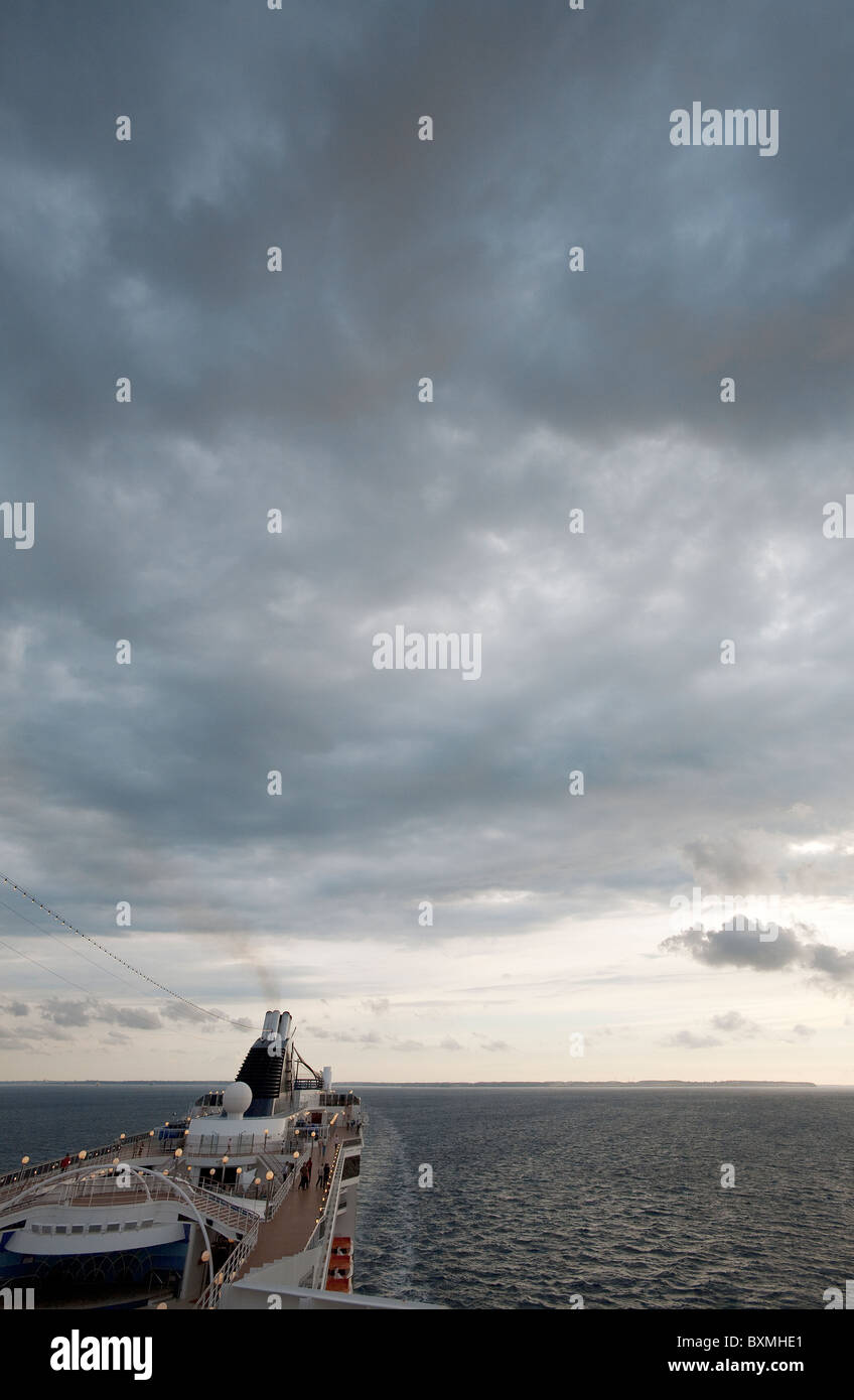 At sea on a cruise ship Stock Photo - Alamy