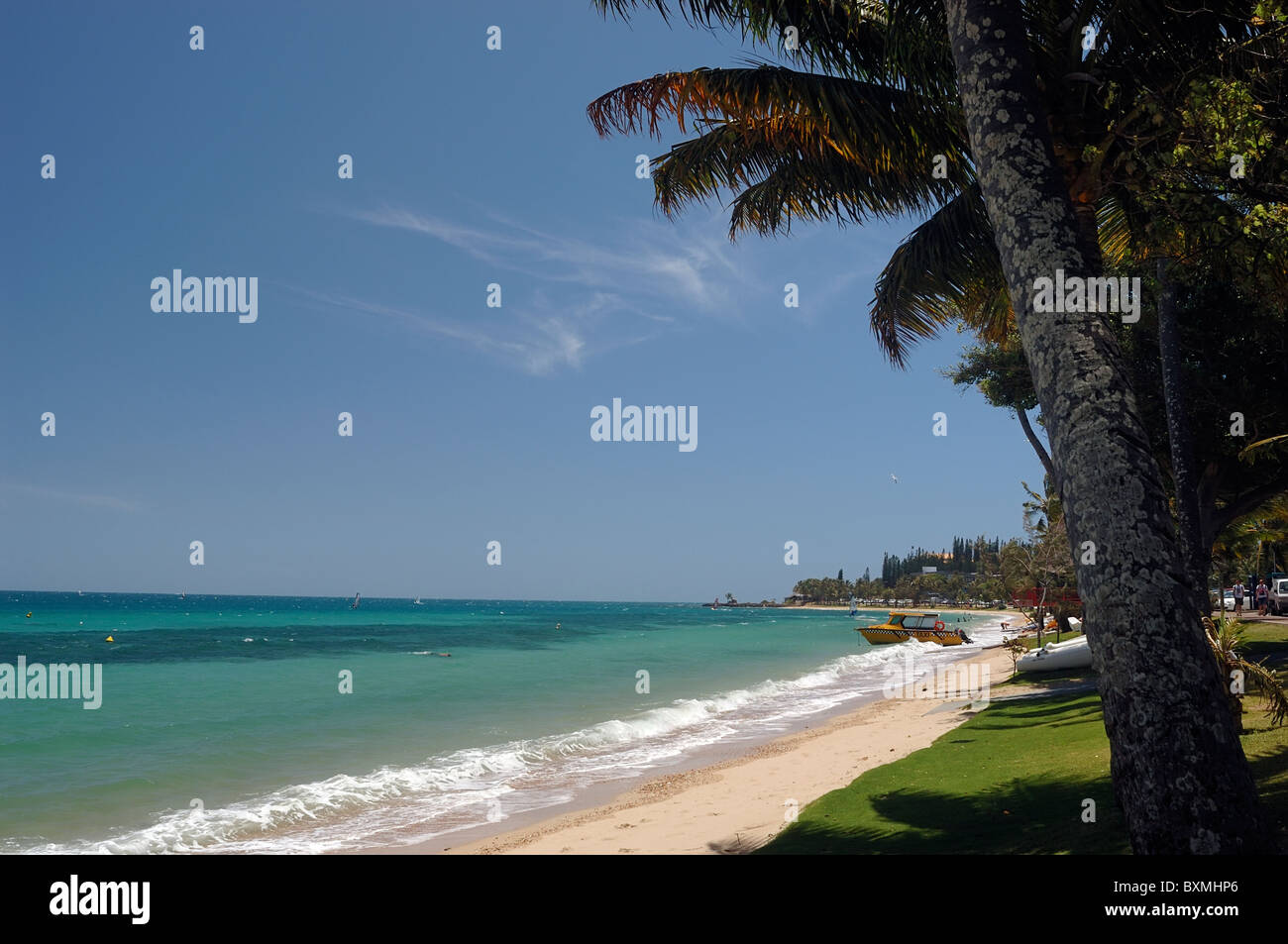 Anse Vata beach, beach station at Noumea, New Caledonia Stock Photo - Alamy
