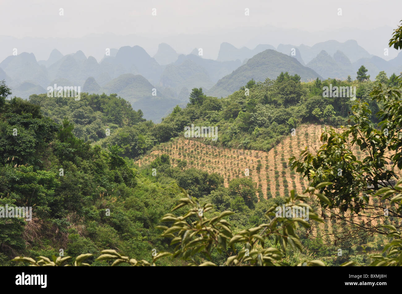 Stunning views of the scenery in the Guilin area, Southern China Stock ...