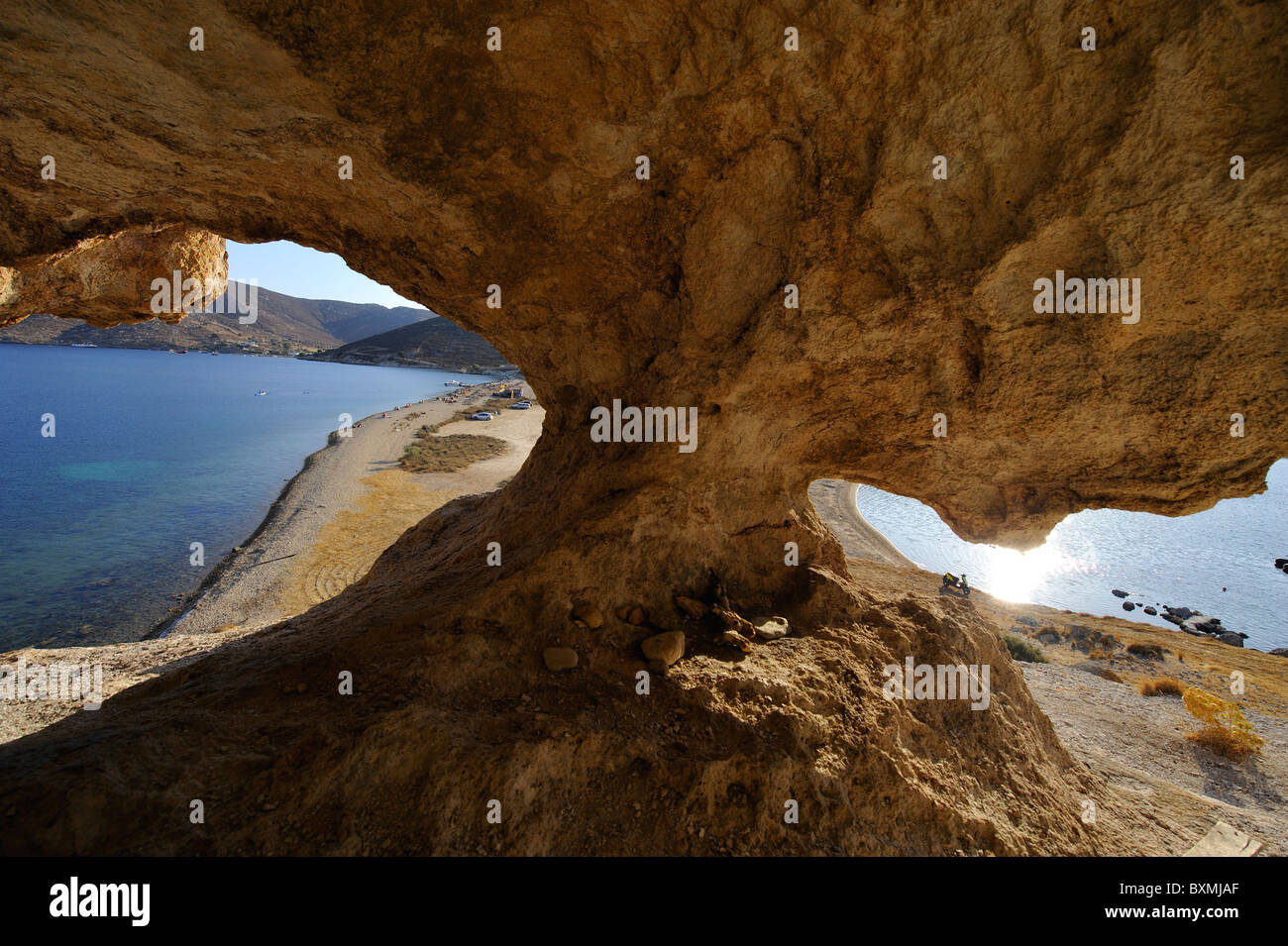 A really weird rock Stock Photo - Alamy
