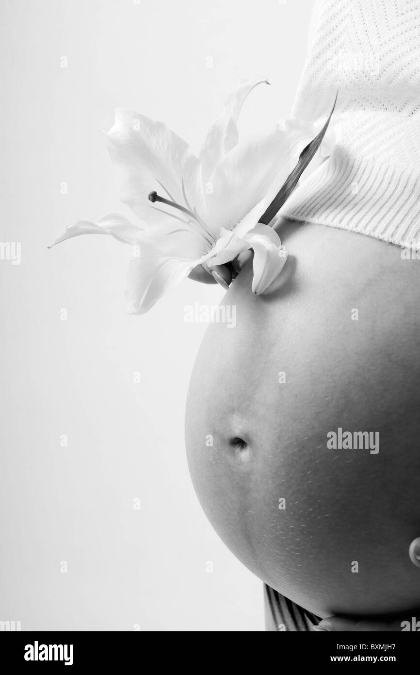 Lily baby Black and White Stock Photos & Images - Alamy