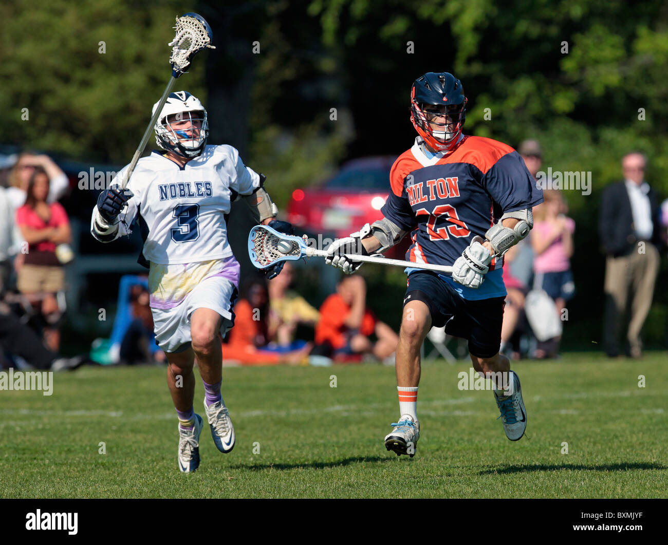 Boys high school lacrosse hi-res stock photography and images - Alamy