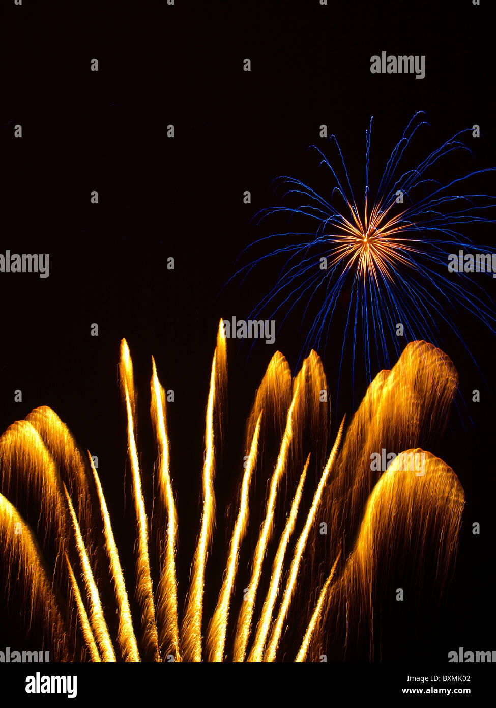 Fireworks explosion spark on Cut Out Stock Images & Pictures - Alamy