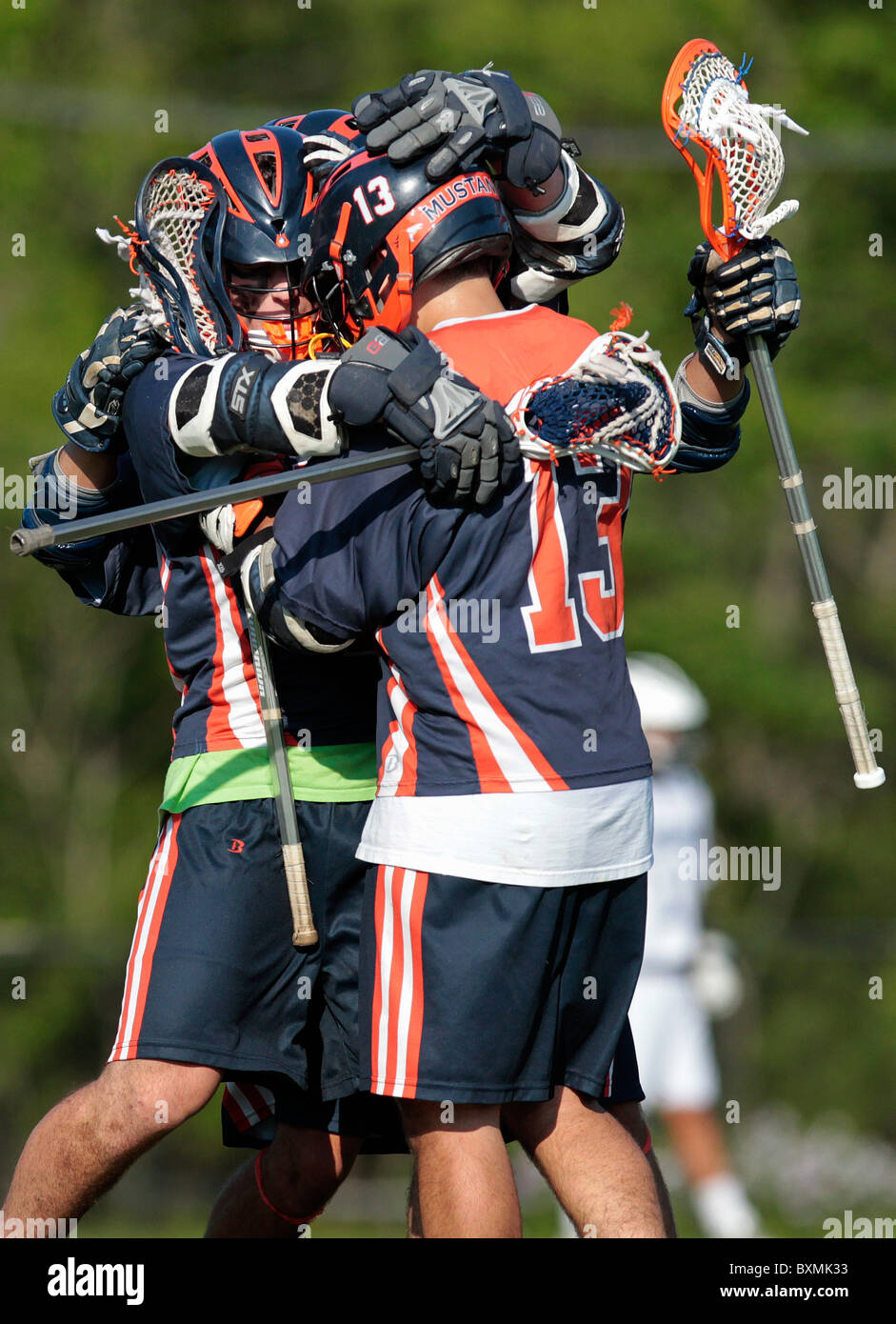 American high school boys lacrosse hi-res stock photography and images ...