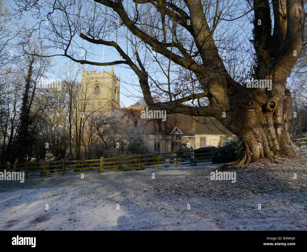 a country village parish church in england - beoley worcestershire ...