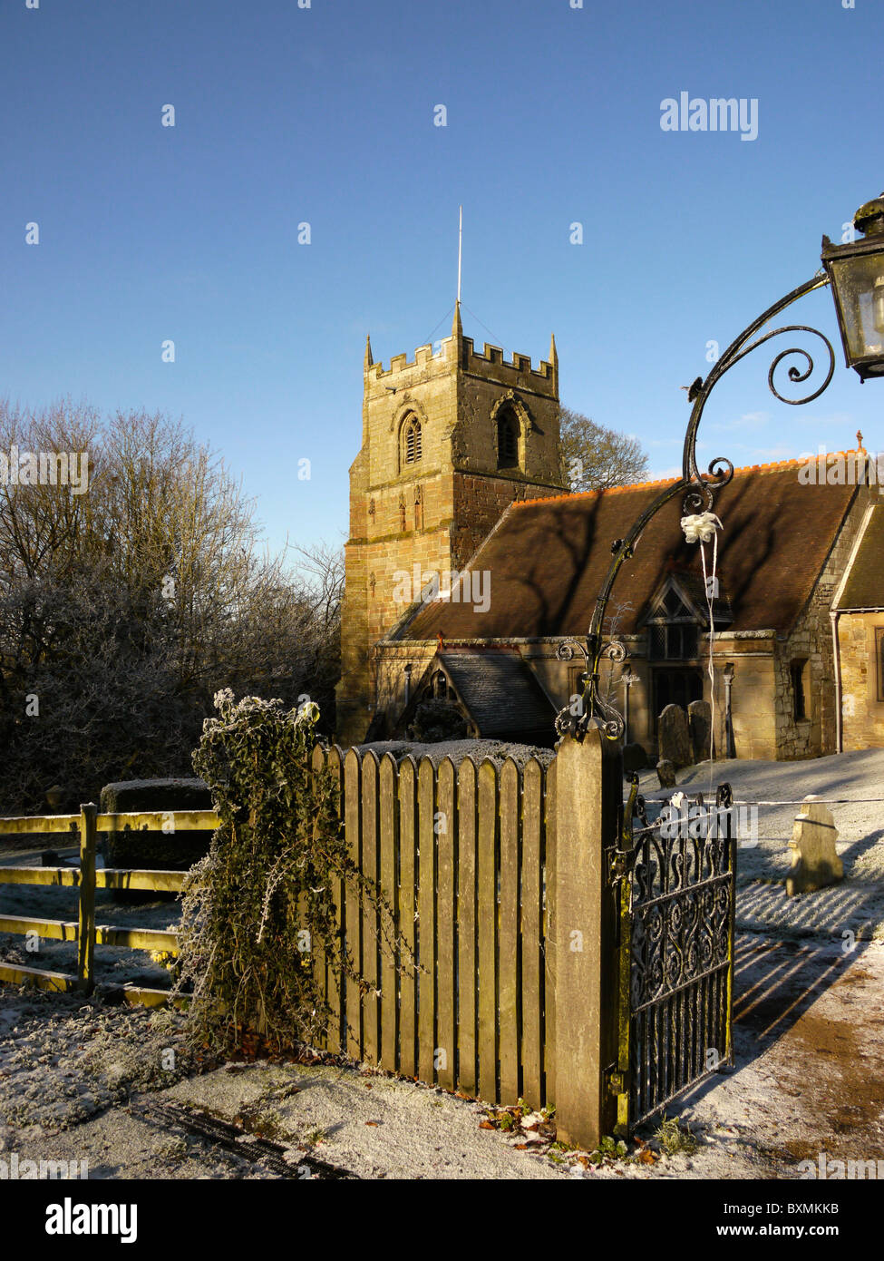 a country village parish church in england - beoley worcestershire ...