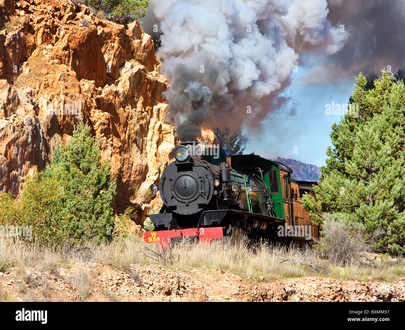 Pichi Richi Railway Quorn Flinders Ranges South Australia Stock Photo ...