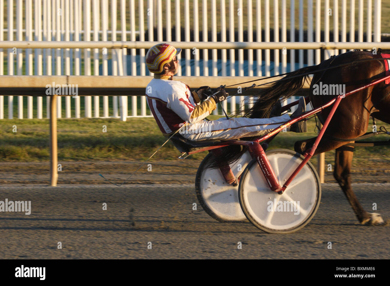 Jockey colonial downs racetrack new hi-res stock photography and images ...