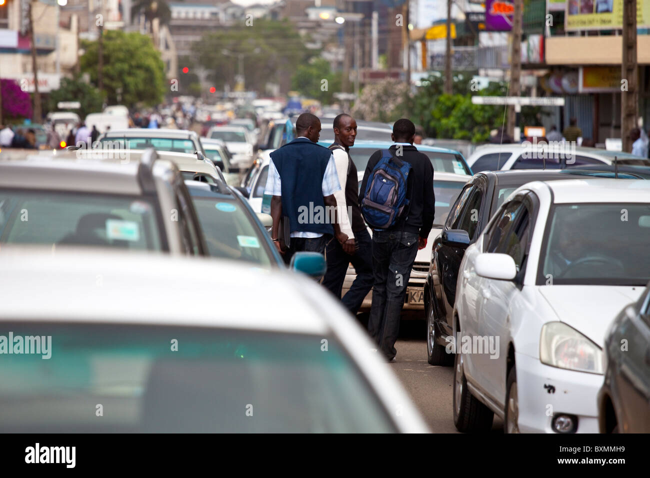 Kenya nairobi busy street hi-res stock photography and images - Alamy
