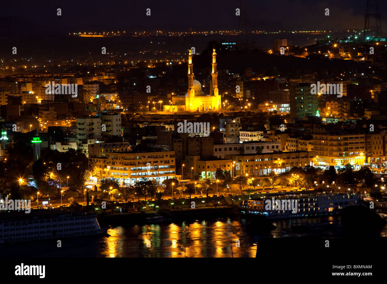 The Nile River At Night