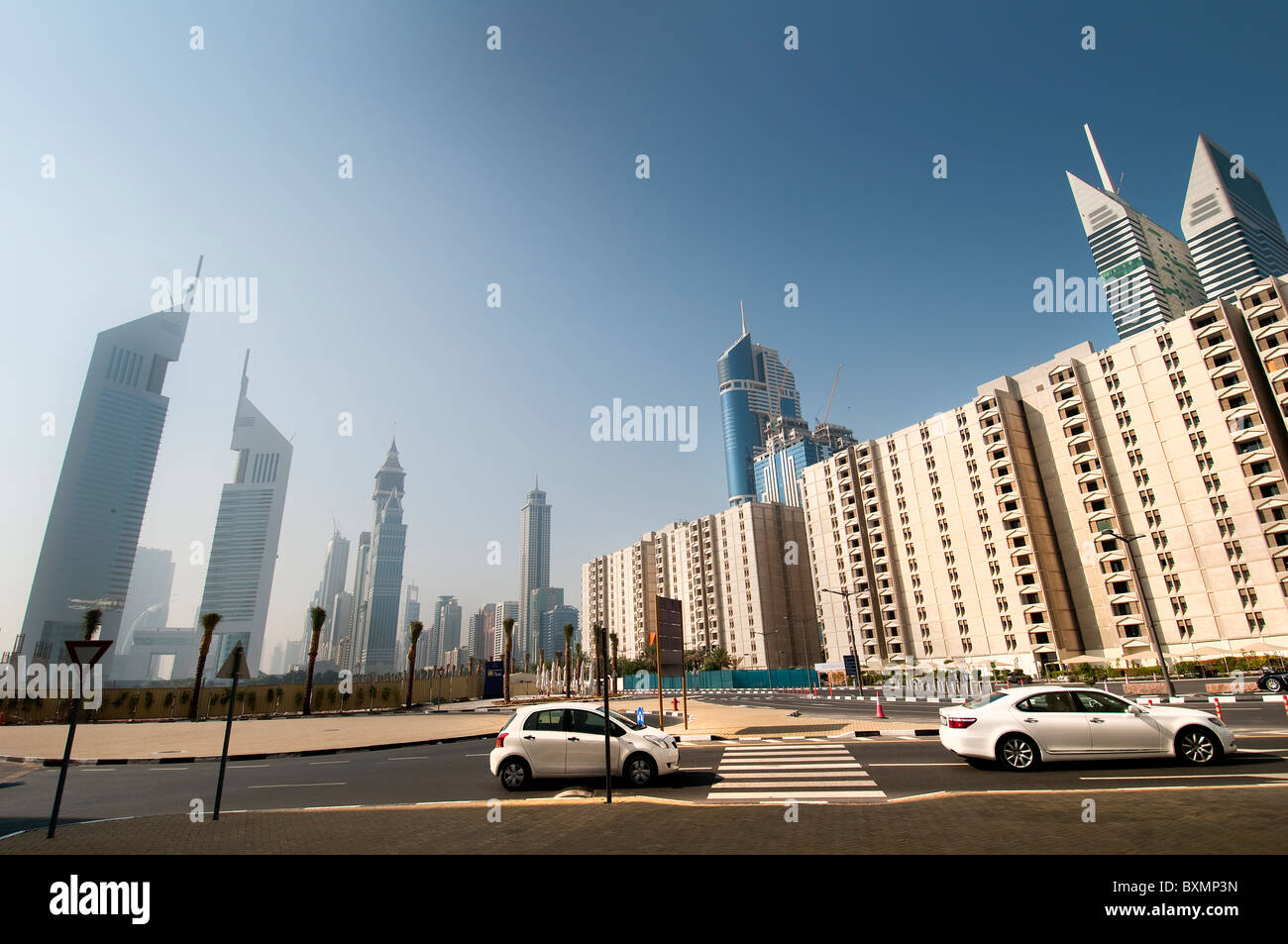 Traffic downtown dubai hi-res stock photography and images - Alamy