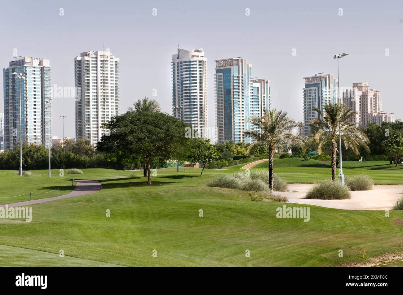Emirates golf club aerial hi-res stock photography and images - Alamy