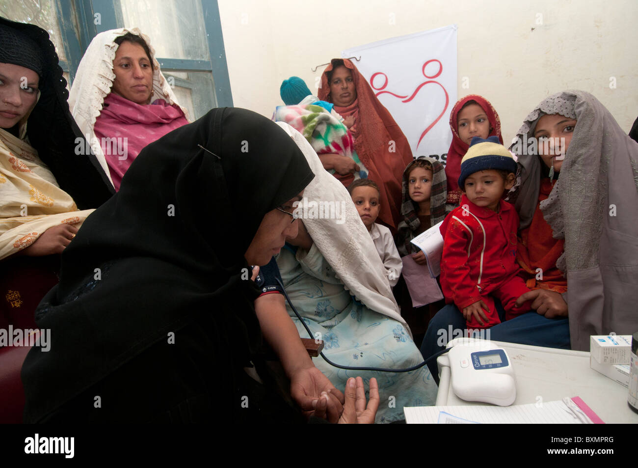 Pakistan after the flood.Pirsa Baq village. Basic Health Unit. Dr ...