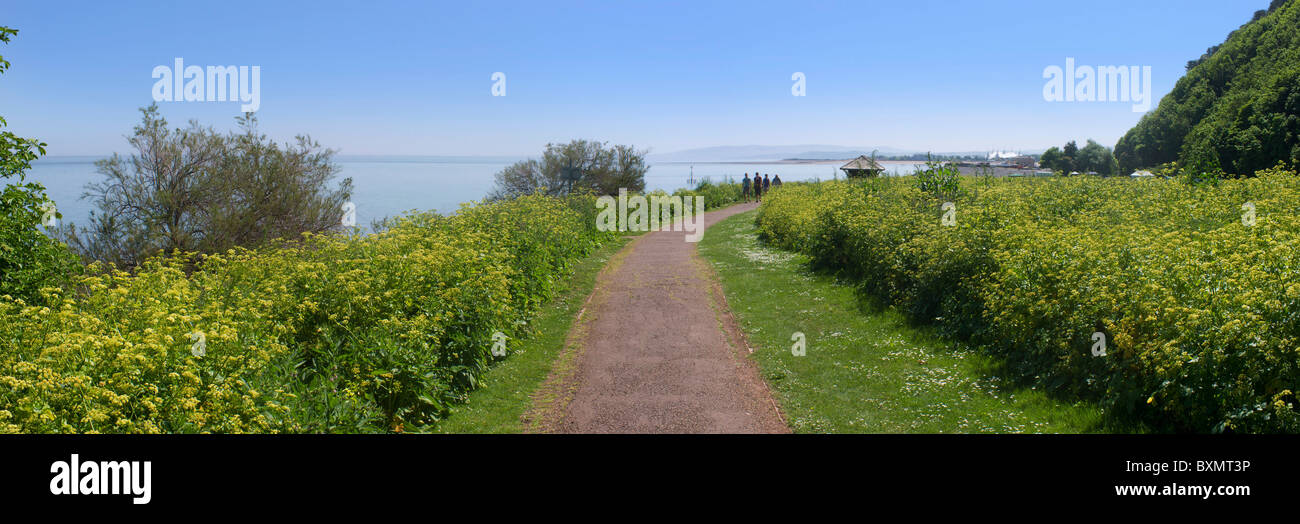 footpath promenade minehead somerset Stock Photo - Alamy