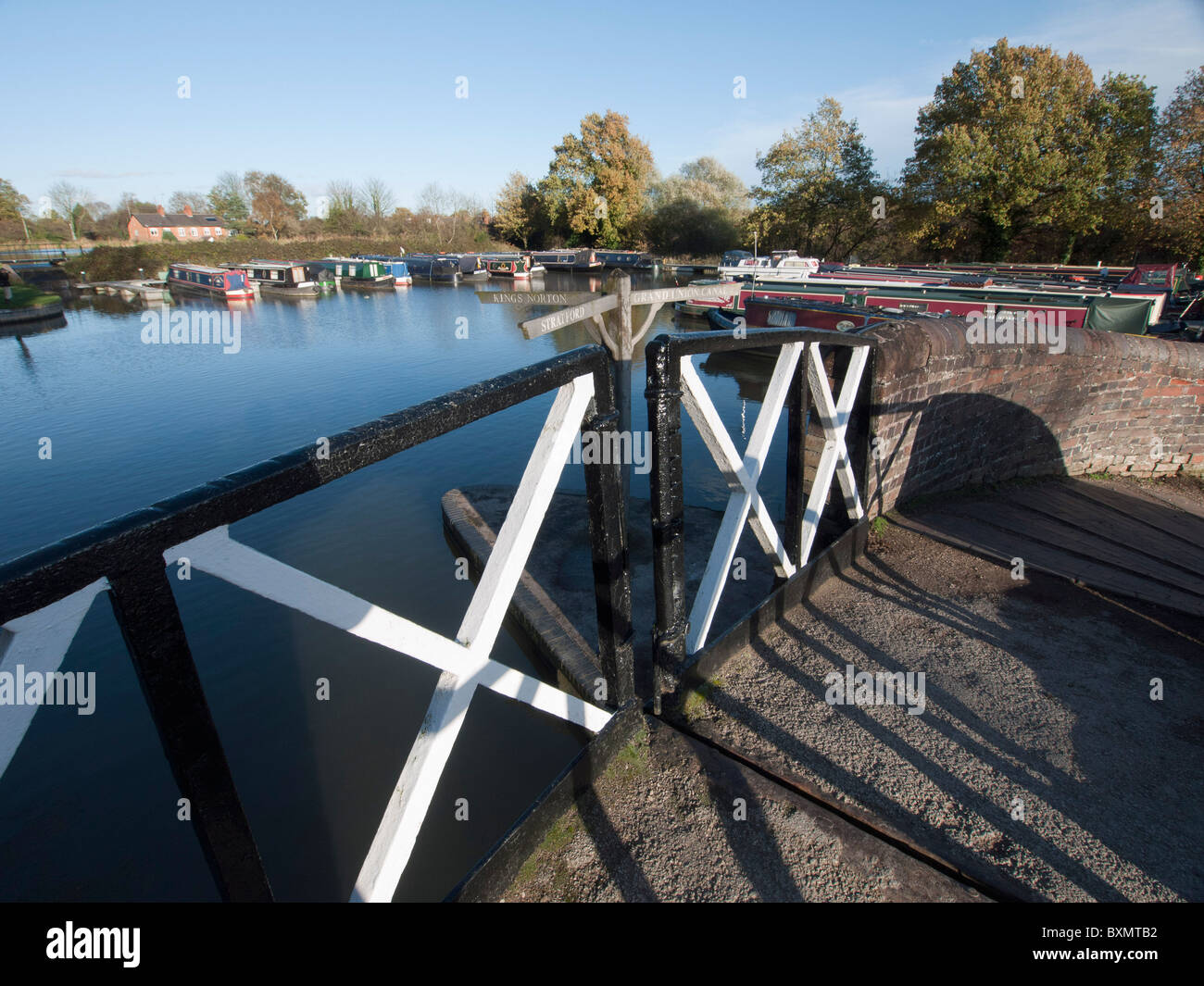A bridge over a canal Stock Photo - Alamy