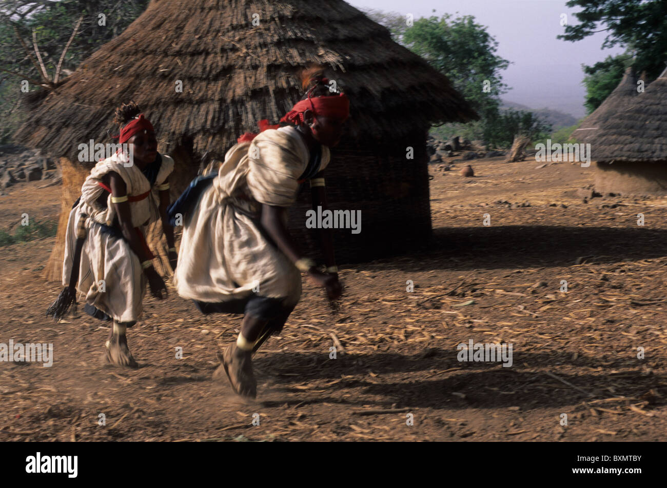 Bedik initiates dancing during the Initiation Ceremony " Village of ...