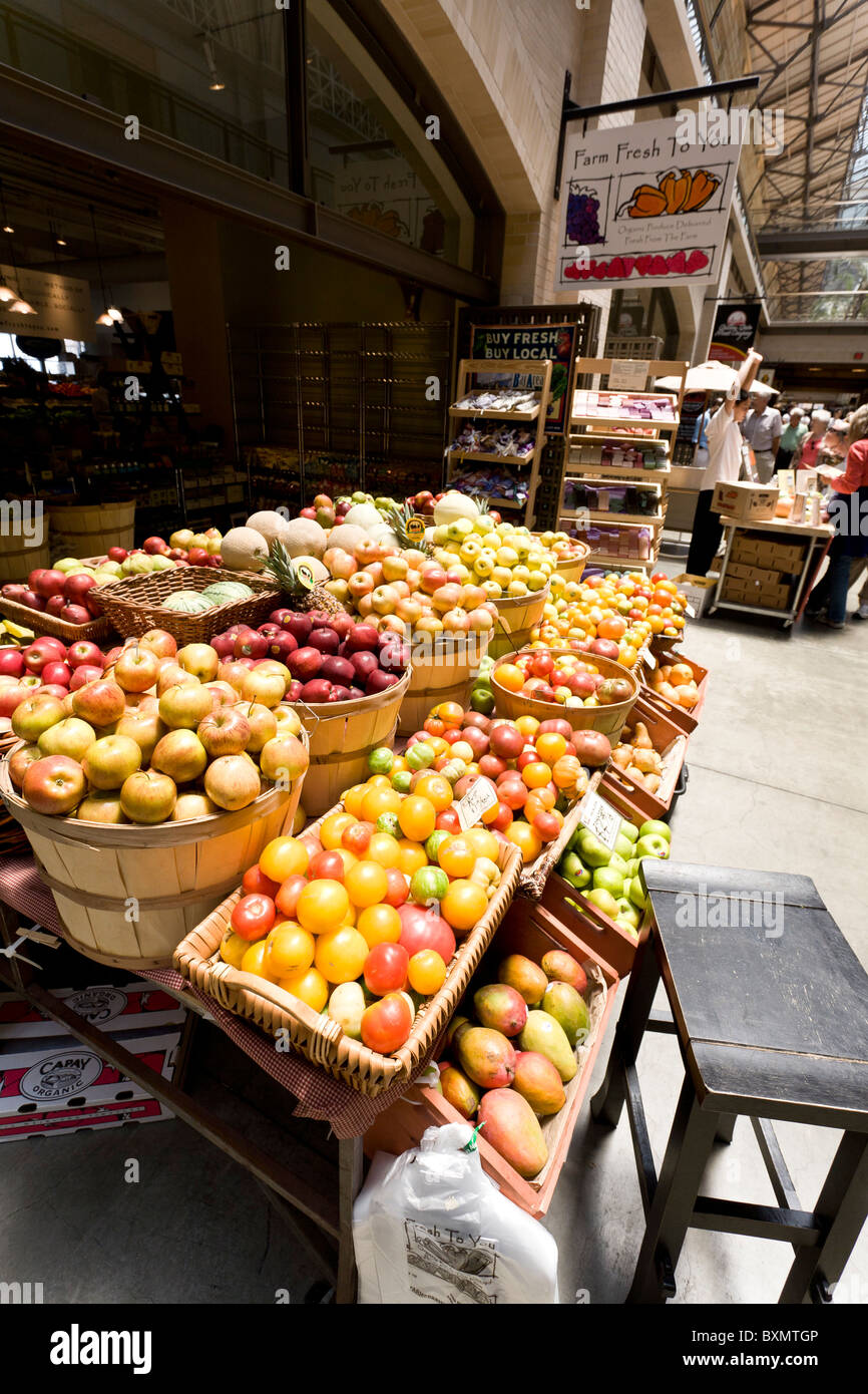 Interior of the newly renovated Ferry Terminal in San Francisco ...