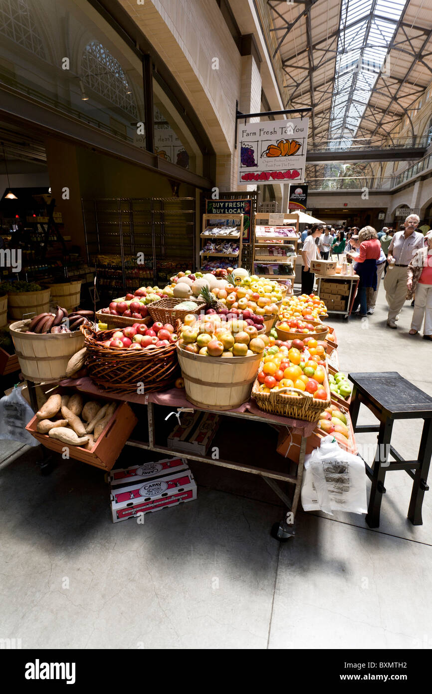 Interior of the newly renovated Ferry Terminal in San Francisco ...