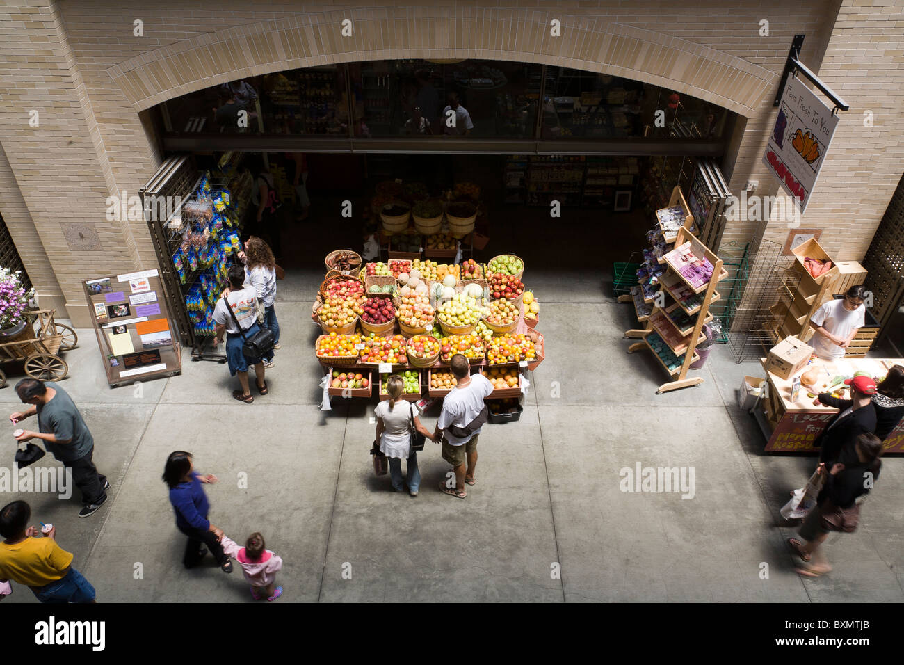Interior of the newly renovated Ferry Terminal in San Francisco ...