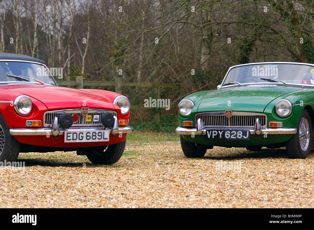MG Motor Cars at an owner's club meeting at Copythorne in the New ...