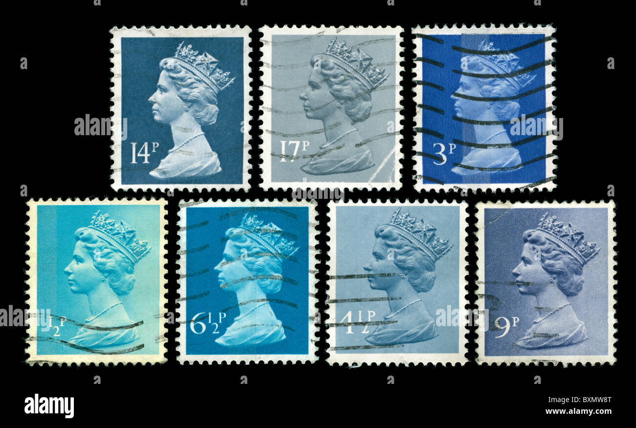 Machin stamp hi-res stock photography and images - Alamy