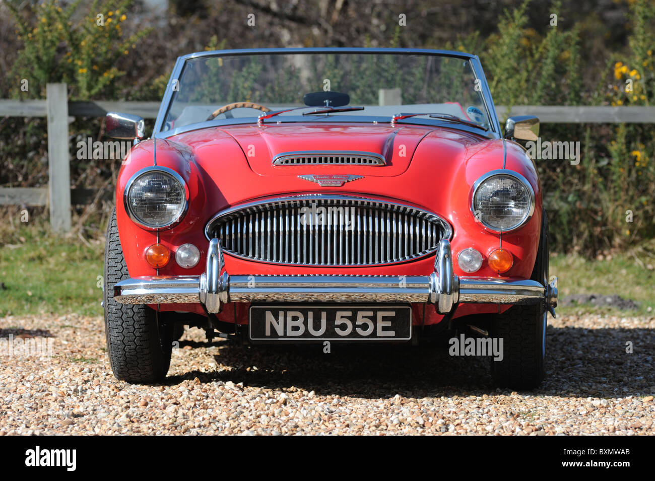 Austin Healey Motor Cars at an owner's club meeting at Copythorne in ...