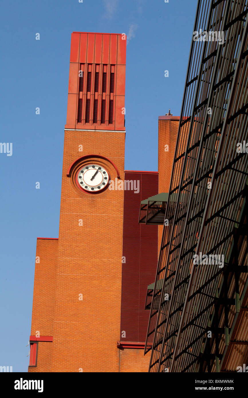 Clock Tower at the British Library in London, England, UK Stock Photo ...