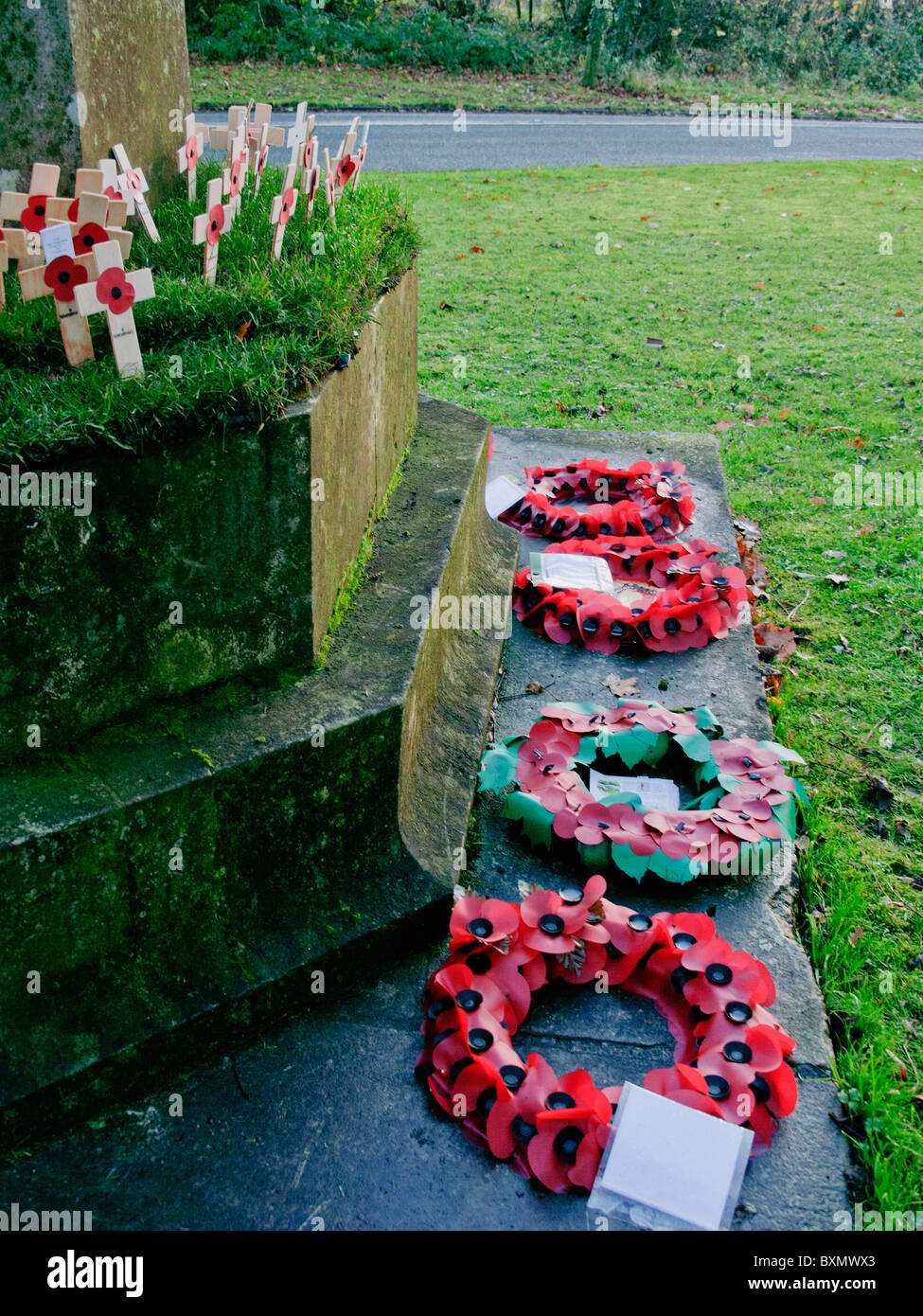 a remembrance sunday memorial Stock Photo - Alamy