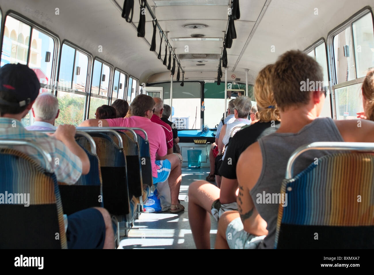 Passengers cabin back view hi-res stock photography and images - Alamy